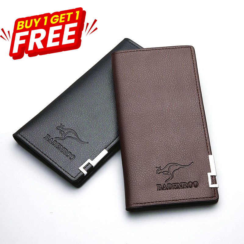 Buy 1 get 1 Free Stylish slim long PU leather Mobile wallet ...